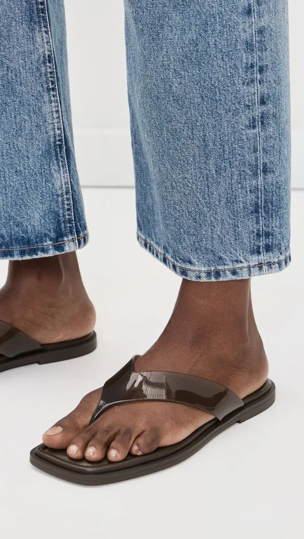 Rag & Bone Gracie Jelly Thong Sandals - Java