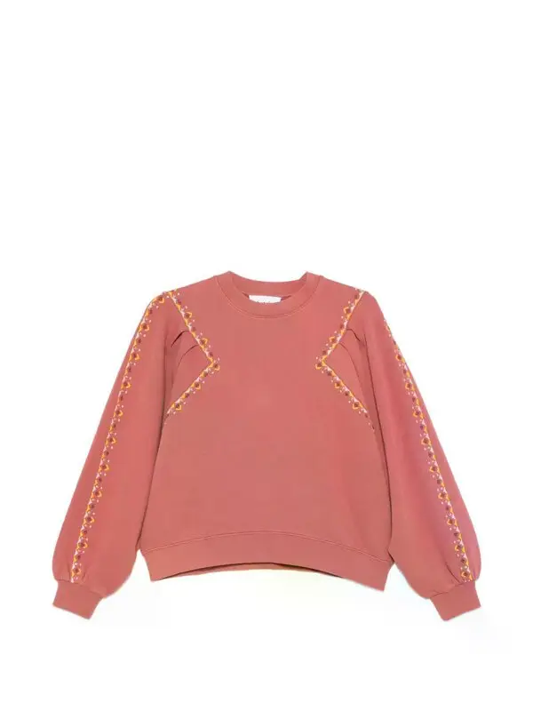 Ba&sh Mesta Embroidered Sweatshirt