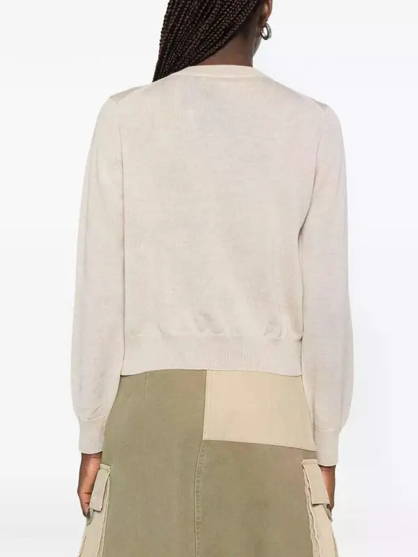 Maison Kitsuné Fox-patch Buttoned Cardigan