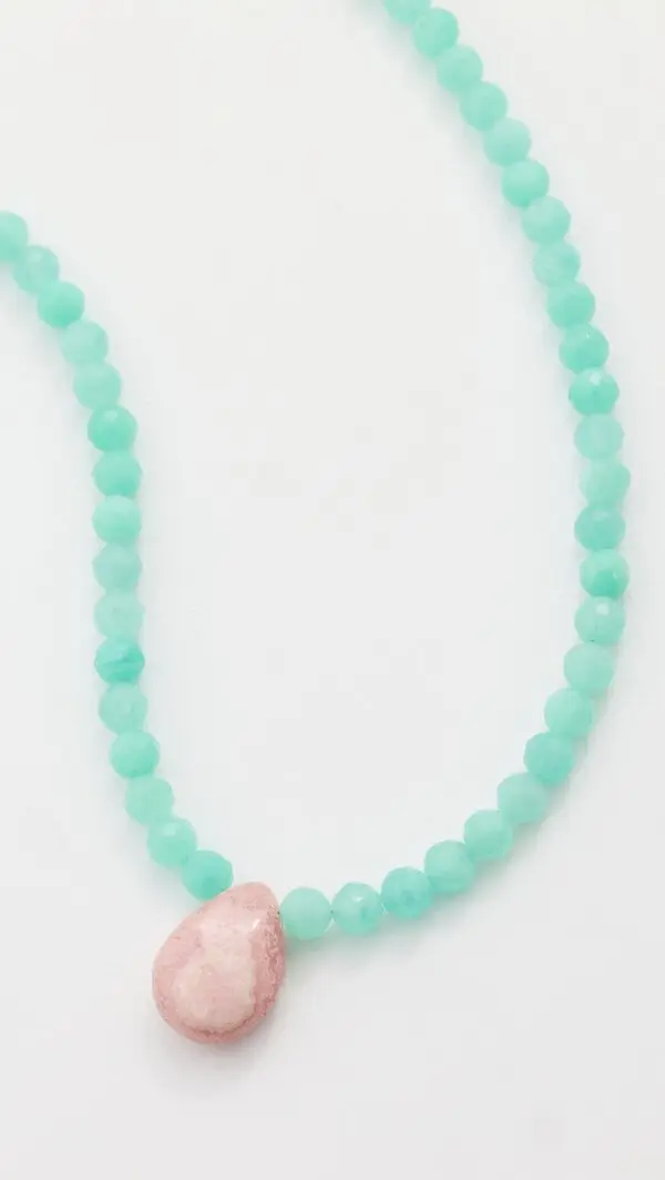 Jia Jia Amazonite Pendant Necklace