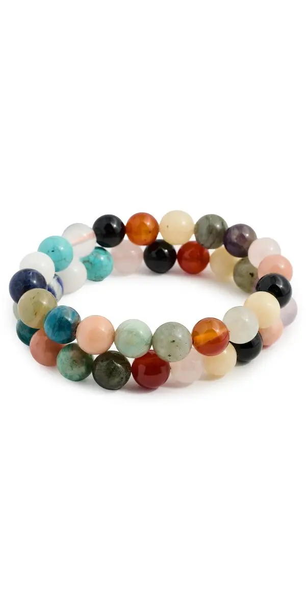 Jia Jia Sphere Bracelet Set - Rainbow