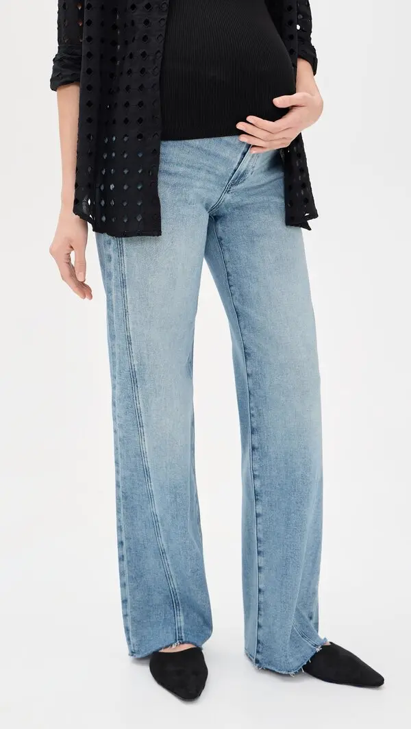 Paige Vanessa Maternity Twisted Outseam Jeans
