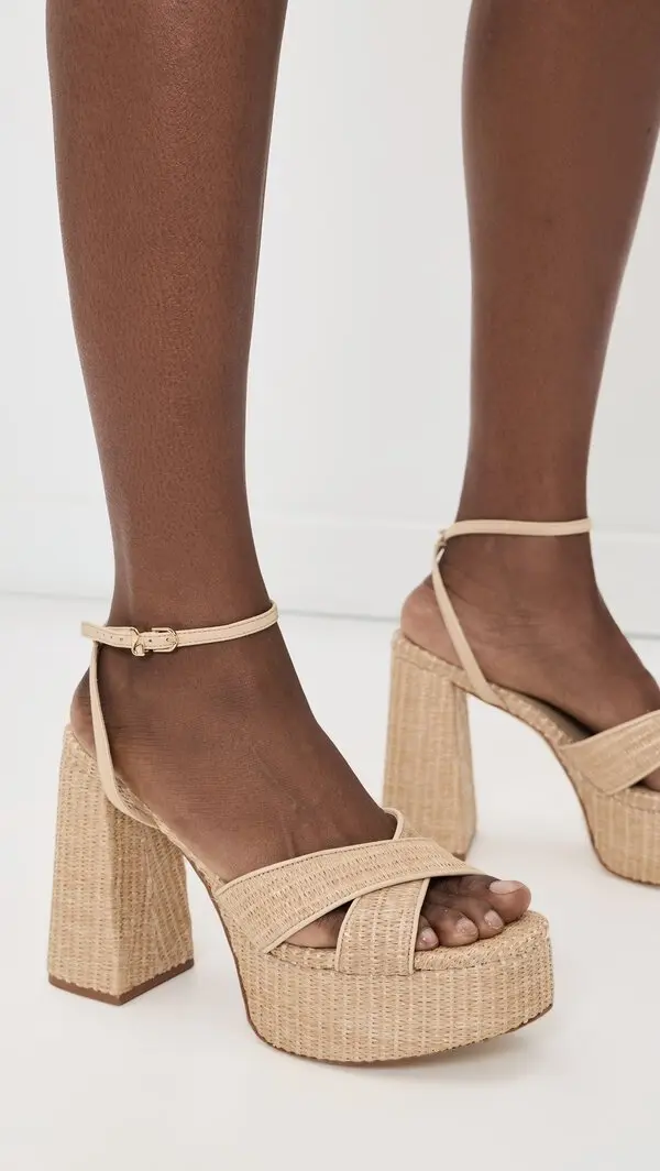 Larroude Dolly Platform Sandals