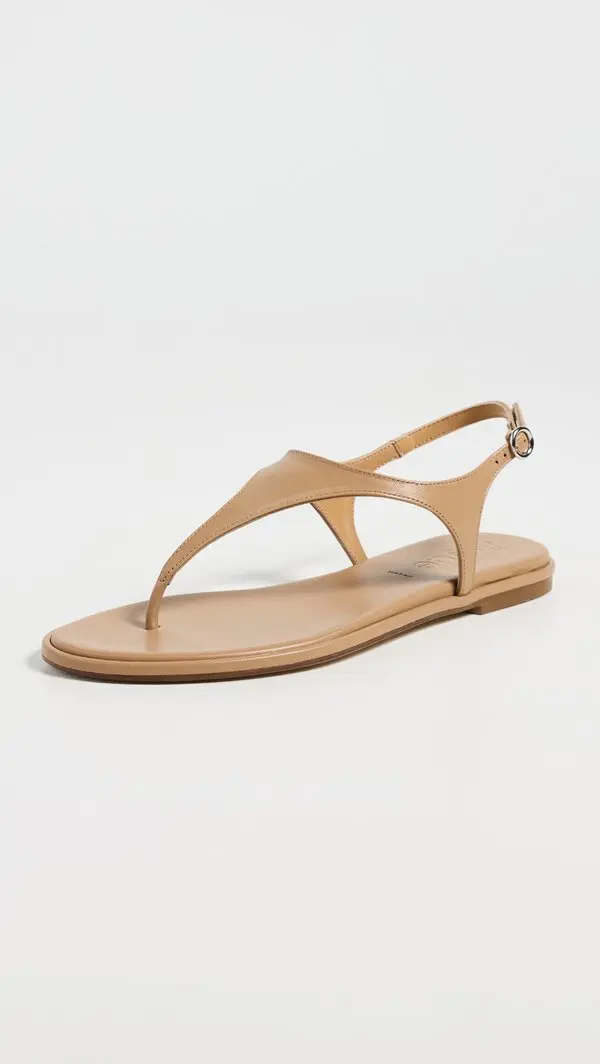 AeydĒ Raine Nappa Leather Sandals - Hazelnut