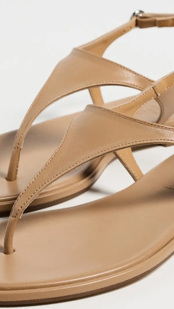 AeydĒ Raine Nappa Leather Sandals - Hazelnut