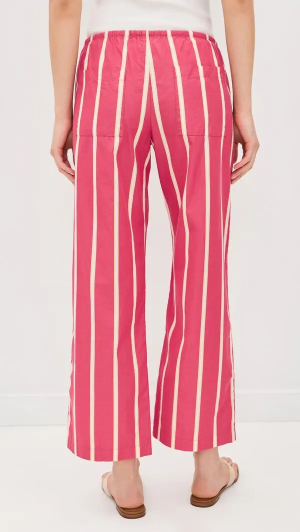 Donni. Pop Stripe Drawstring Pants