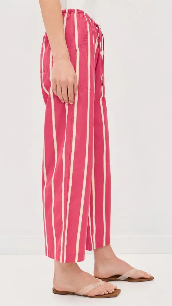 Donni. Pop Stripe Drawstring Pants