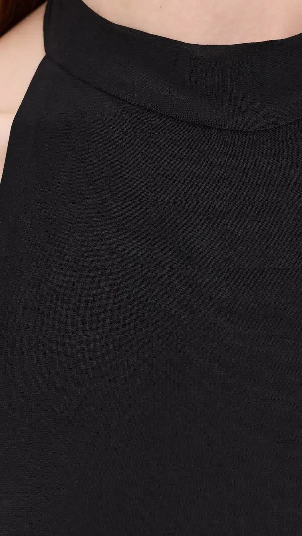Norma Kamali Halterneck Mini Dress - Black