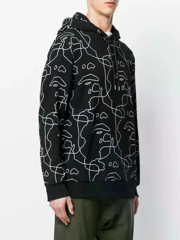 Neil Barrett Graphic Print Hoodie
