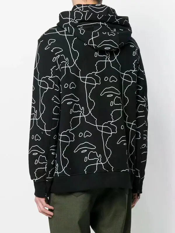 Neil Barrett Graphic Print Hoodie
