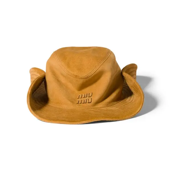 Miu Miu Suede Cowboy Hat