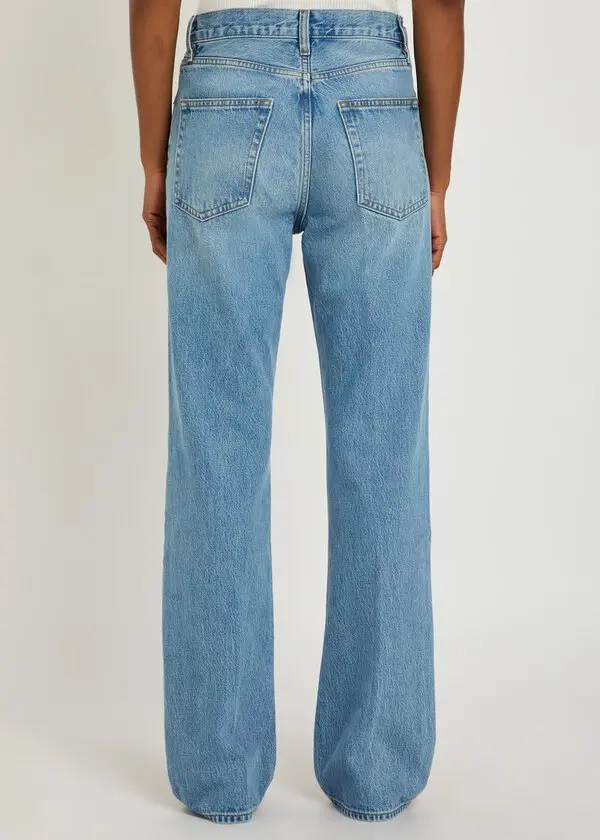 FRAME The Vertical Straight-leg Jeans - Blue