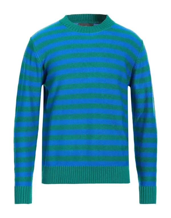 LIU •JO MAN Striped Crewneck Sweater
