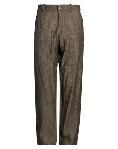 Masnada Linen Tapered Leg Trousers