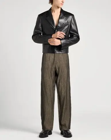 Masnada Linen Tapered Leg Trousers