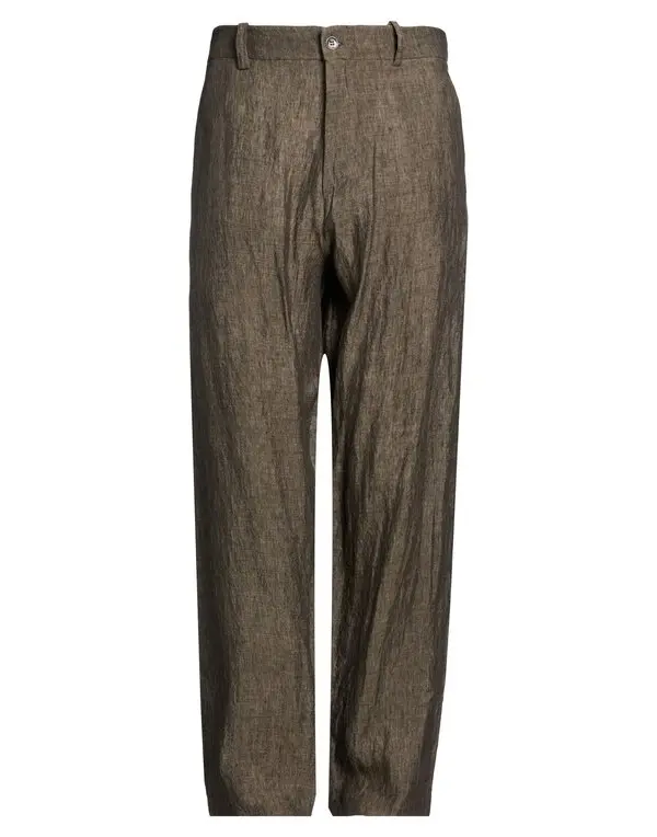 Masnada Linen Tapered Leg Trousers