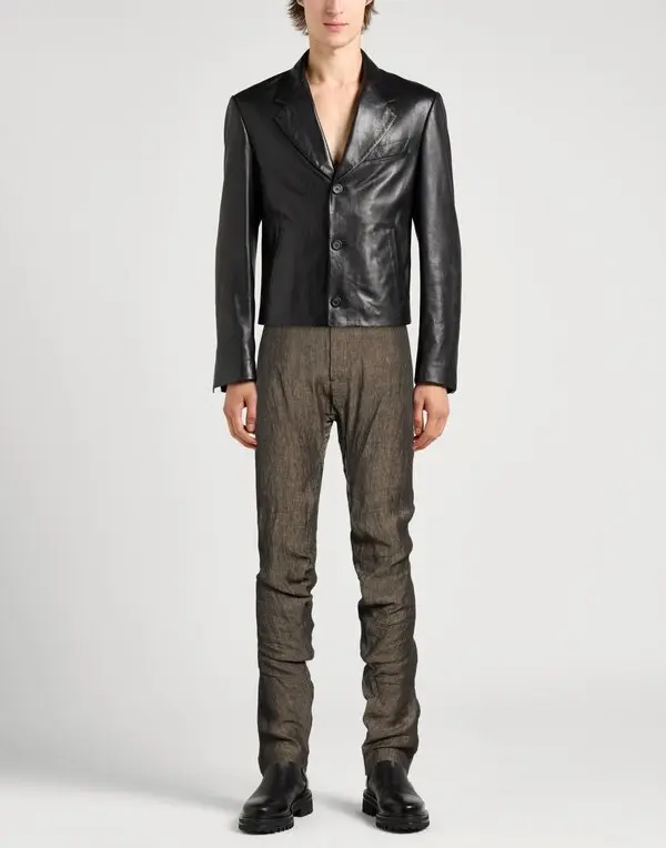 Masnada Linen Tapered Leg Pants