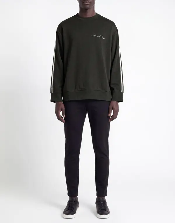 Armani Exchange Crewneck Sweatshirt With Side Stripes