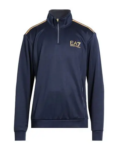 EA7 Polyester Half-zip Sweatshirt With Side Stripes