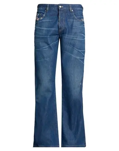 DIESEL® Distressed Faded Straight-leg Jeans