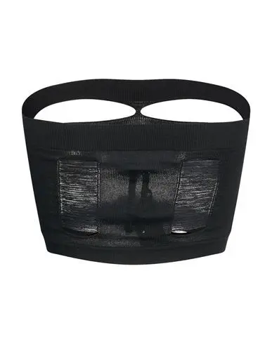 Rick Owens Virgin Wool Distressed Knit Tube Top