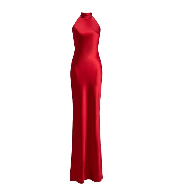 Ralph Lauren Chilton Maxi Dress - Red