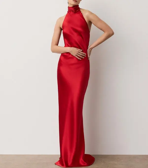 Ralph Lauren Chilton Maxi Dress - Red