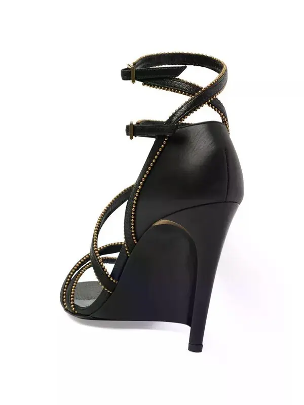 LANVIN Embellished Wedge Pumps