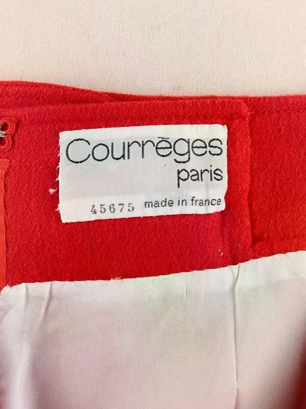 COURREGES Cropped Trousers With Button Detail