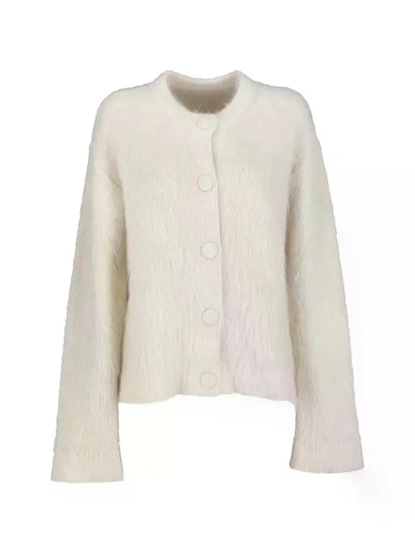 JIL SANDER Crew Neck Cardigan