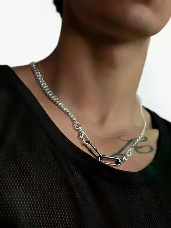 YOJ Two-tone Link Chain Necklace