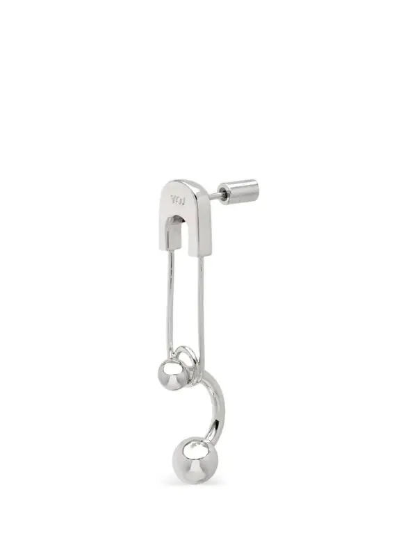 YOJ Tone Safety Pin Drop Earring