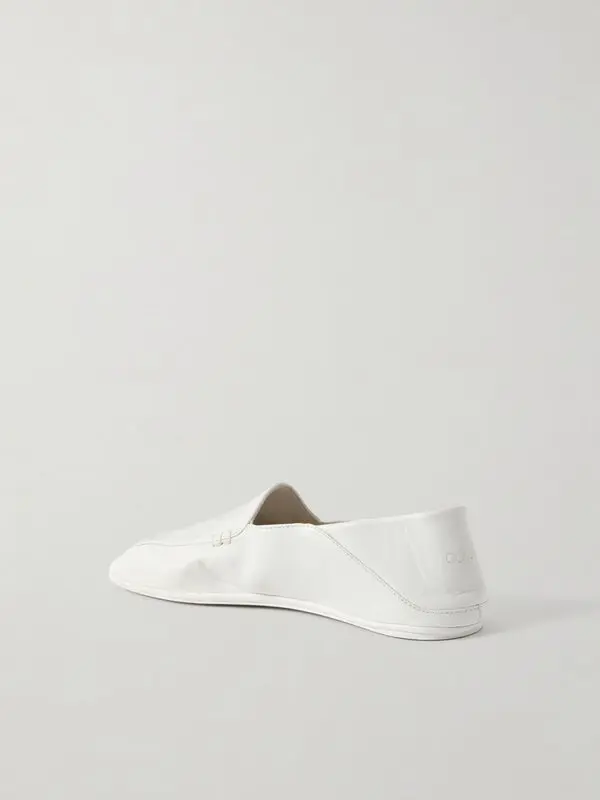 Calvin Klein Vela Leather Loafers - White