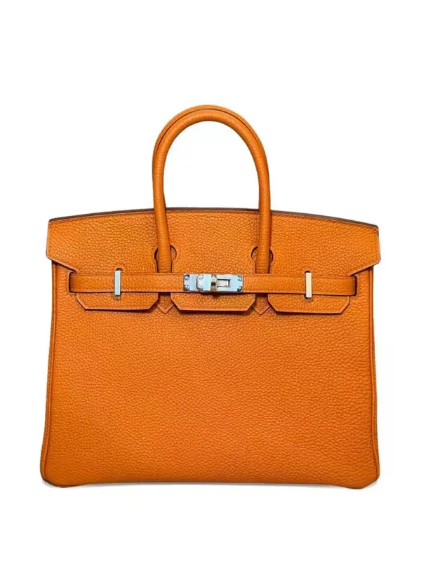 Hermès Togo Birkin 25 Handbag - Orange