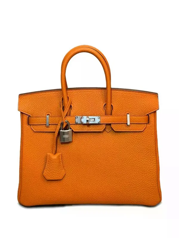 Hermès Togo Birkin 25 Handbag - Orange