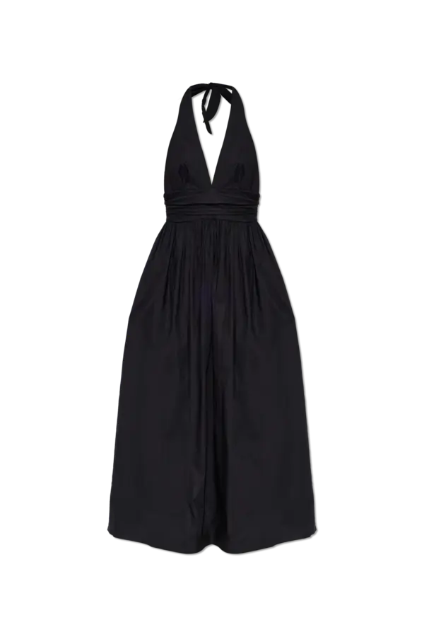 Matteau Sleeveless Halterneck Maxi Dress - Black
