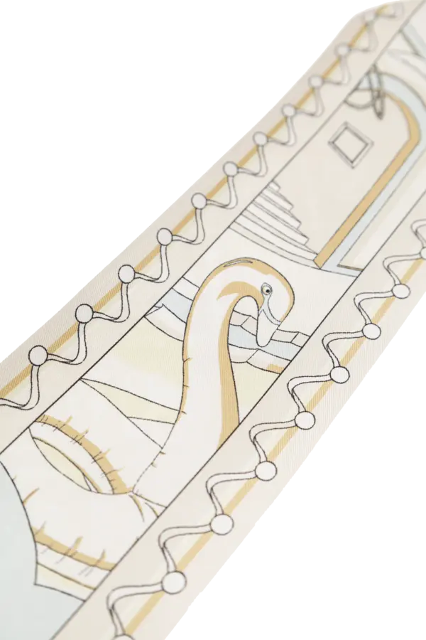 Tory Burch Silk Scarf - Cream