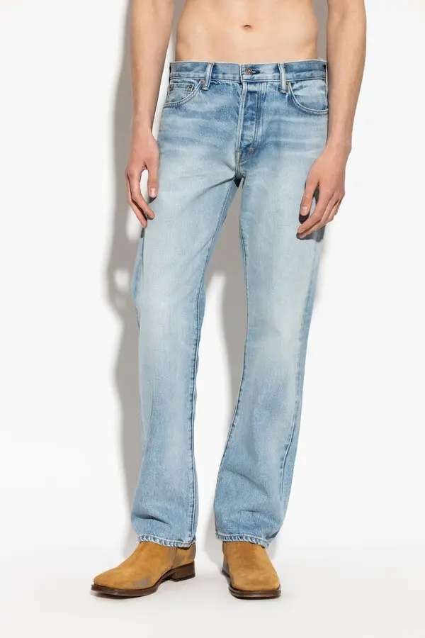 TOM FORD Straight-leg Jeans In Washed