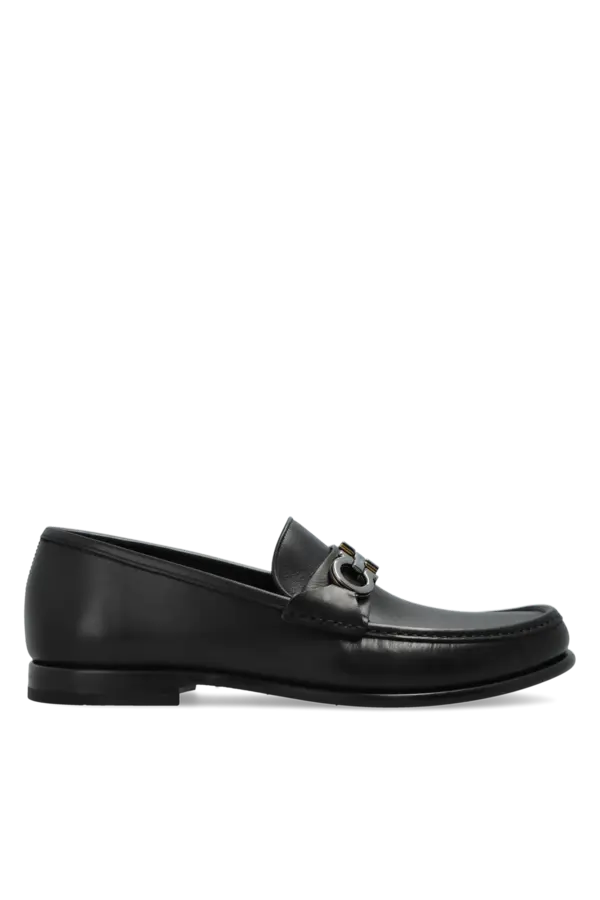 FERRAGAMO Avril Loafer Shoes - Black