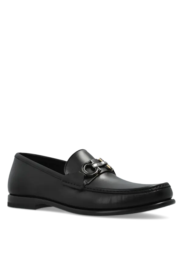 FERRAGAMO Avril Loafer Shoes - Black