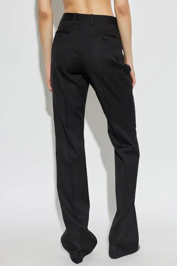 TOM FORD Tailored Creased Trousers - Black