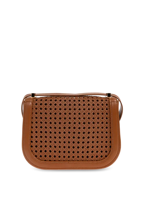 FERRAGAMO Woven Leather Shoulder Bag