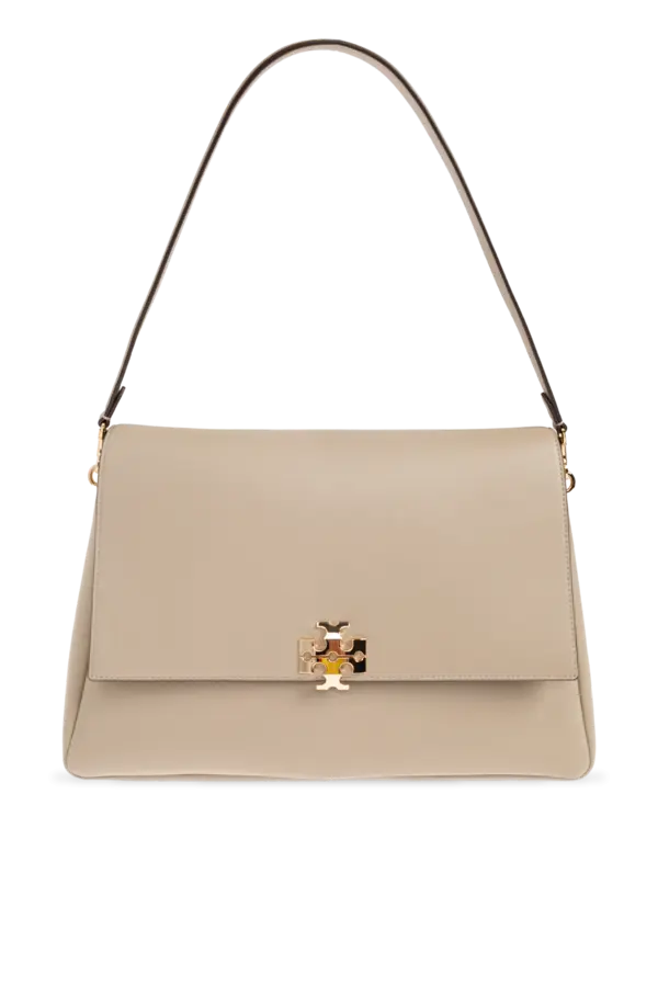 Tory Burch Charlie Large Shoulder Bag - Beige