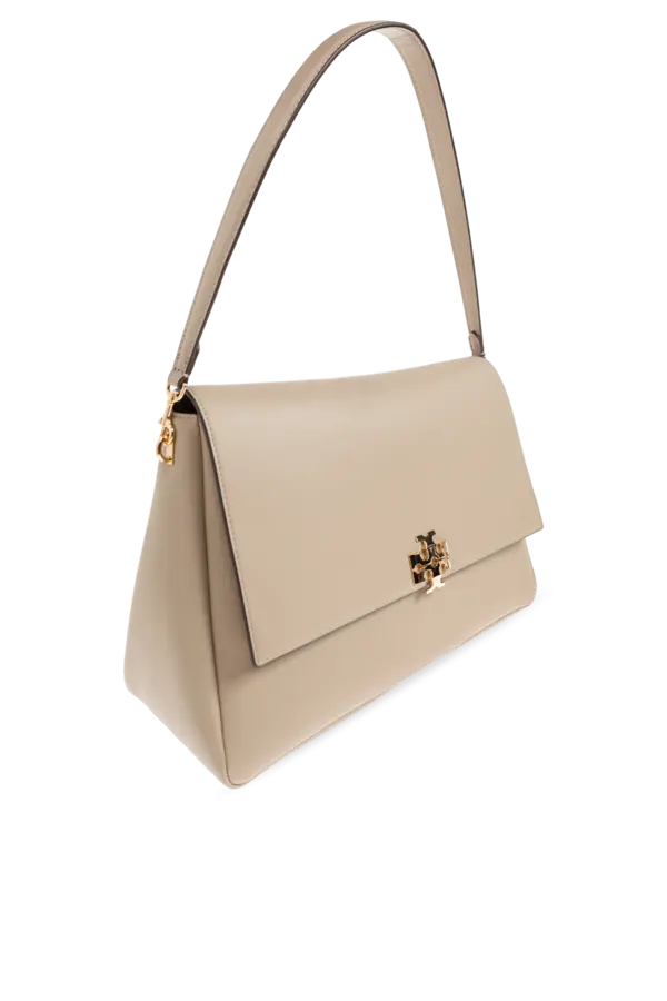 Tory Burch Charlie Large Shoulder Bag - Beige