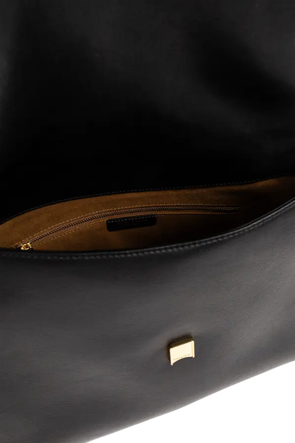 Tory Burch Charlie Large Shoulder Bag - Black