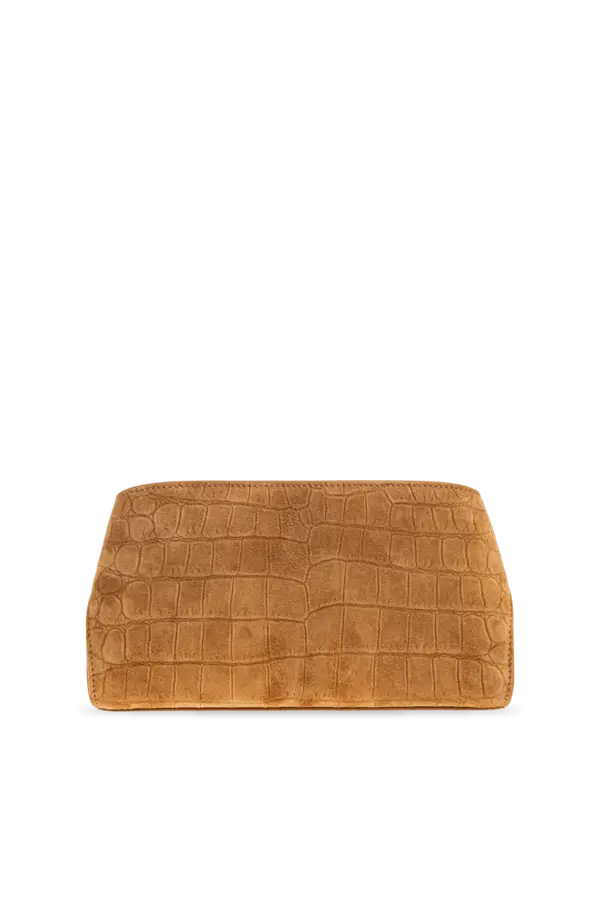 FERRAGAMO Hug" Suede Bag