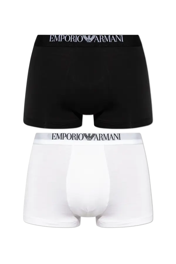 Emporio Armani 2-pack Of Boxers - White