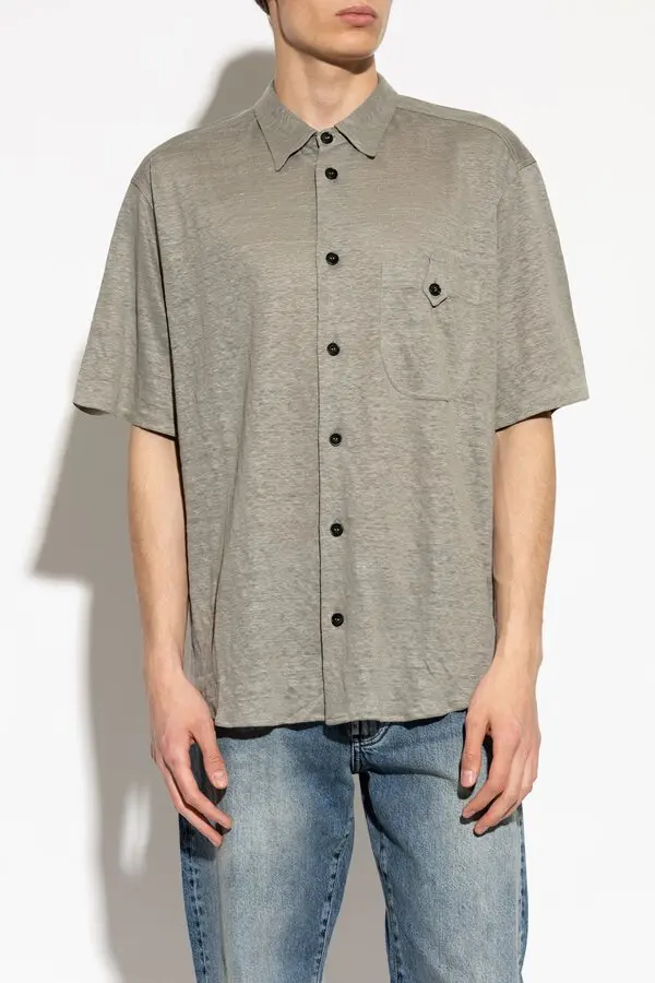 Giorgio Armani Linen Shirt With Pocket