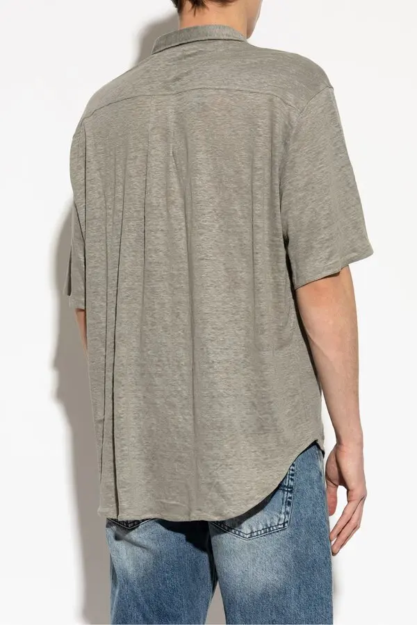 Giorgio Armani Linen Shirt With Pocket