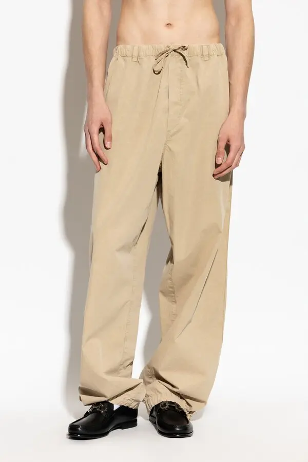 FERRAGAMO Loose-fit Cotton Trousers